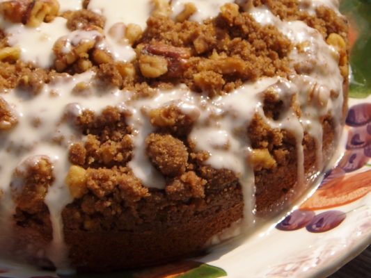 Pumpkin Streusel Cake - the gilded fork™